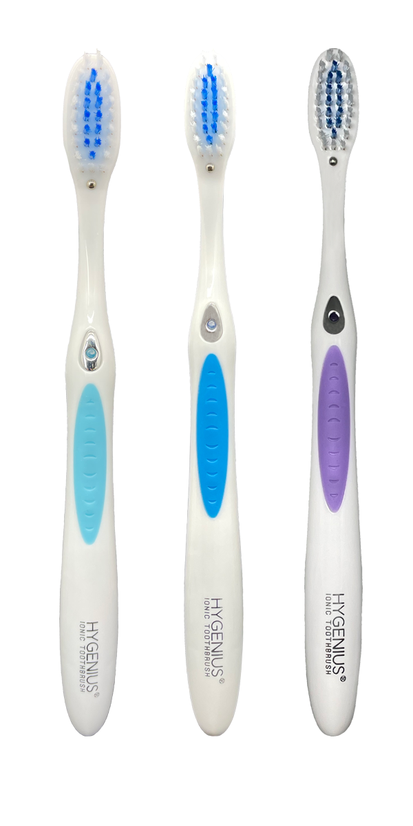 HyGenius Ionic Toothbrush | Variety Pack - 3 Pack